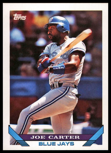 1993 TOPPS #350 Joe Carter [Base] Toronto Blue Jays comme neuf - comme ...