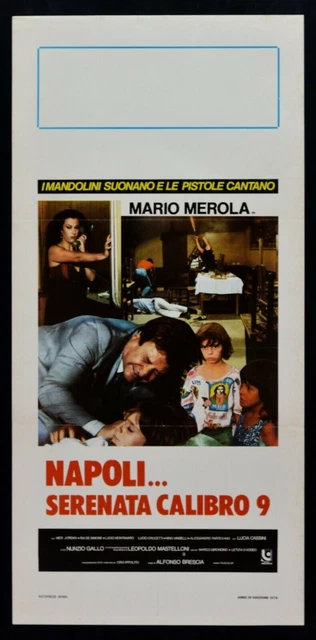 CARTEL NAPOLI SERENATA Calibre 9 Mario Merola Mandolina Alfonso Brescia ...