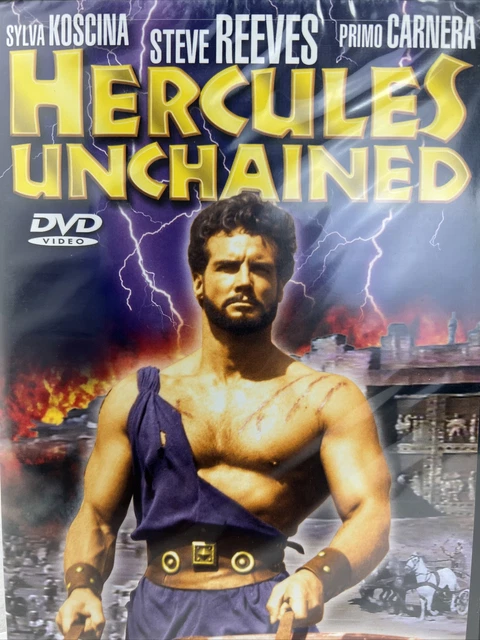CHAINED HERCULES DVD Steve Reeves Sylva Koscina Prime Meat Sylvia Lopez ...
