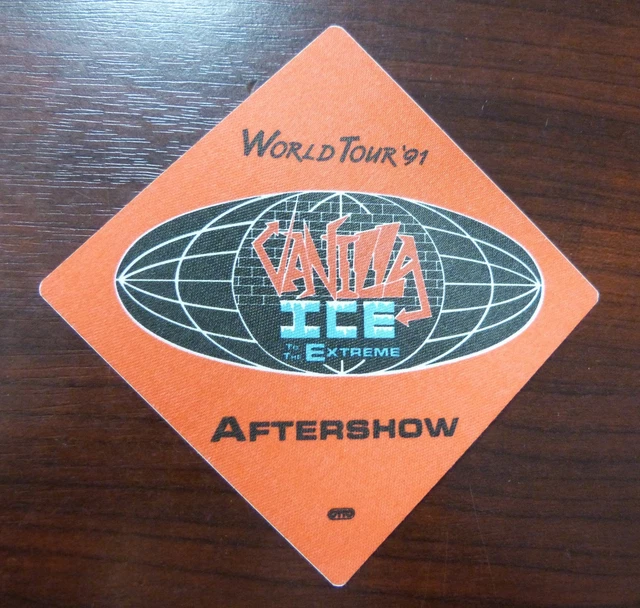 VANILLA ICE - To the Extreme - World Tour ´91 - VIP / Aftershow Pass ...