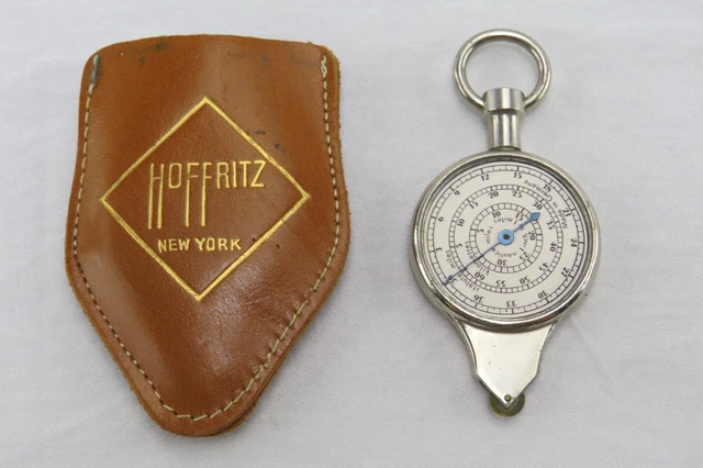 ANTIQUE GERMAN HOFFRITZ Opisometer Map Distance Measuring Tool w ...