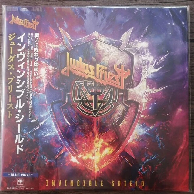 LP+CD PACKAGE JUDAS Priest - Invincible Shield JapanEdition (vinile blu+rosso, CD) EUR 240,66 ...