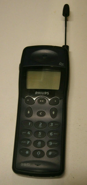 PHILIPS FIZZ MOBILE Phone TCD 312 GSM with leather case original ...
