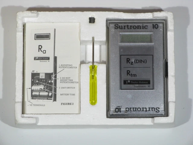 TAYLOR HOBSON SURTRONIC 10 Surface Roughness (Rz & Rtm) Measure £100.00 ...