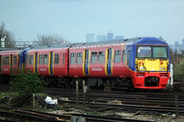 CLASS 456 456009, 2 car EMU, in South West Trains at Clapham Junction £ ...