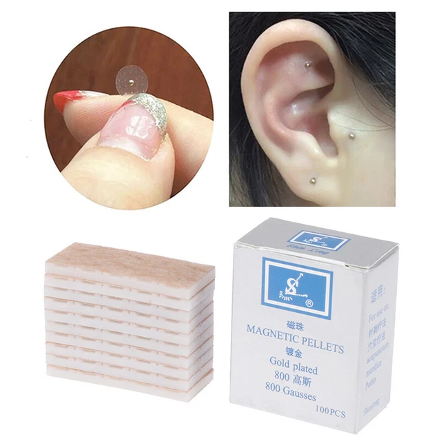 100PCS 800 GAUSSIAN Magnetic Therapy Patch Magnetic Pellets Magnets ...