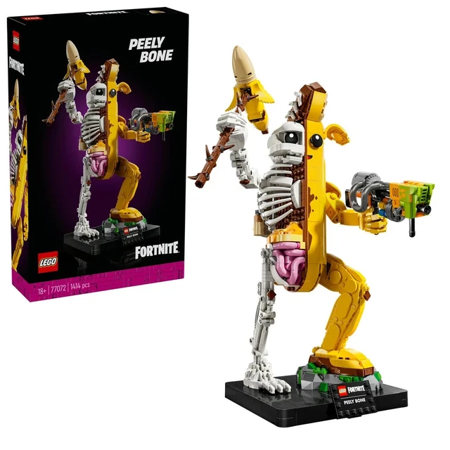 LEGO FORTNITE PEELY Bone Character Building Set Brick Figure Toy Gamer ...