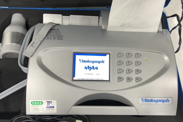 SPIROMETRO VITALOGRAPH ALPHA 6000 Test di funzionalità polmonare EUR ...