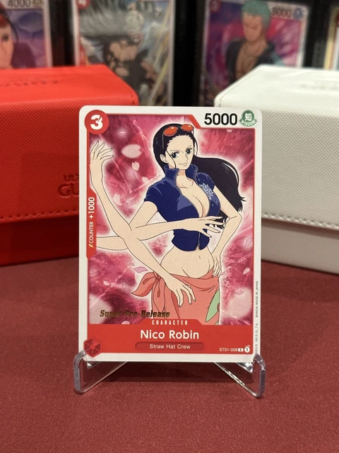 NICO ROBIN ST01-008 C - One Piece Card Game Super Pre-Release Gold Stamped $1.00 - PicClick AU