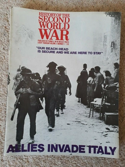 HISTORY OF THE Second World War - Purnell. 1960's Magazine. Volume 4 ...