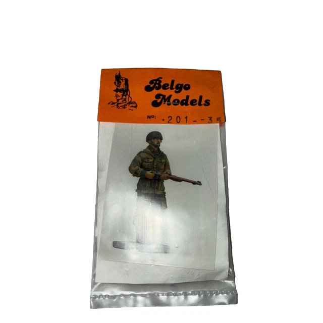 BELGO MODELS 1/35 Scale Metal Figure British Para Arnhem Sgt Glider ...