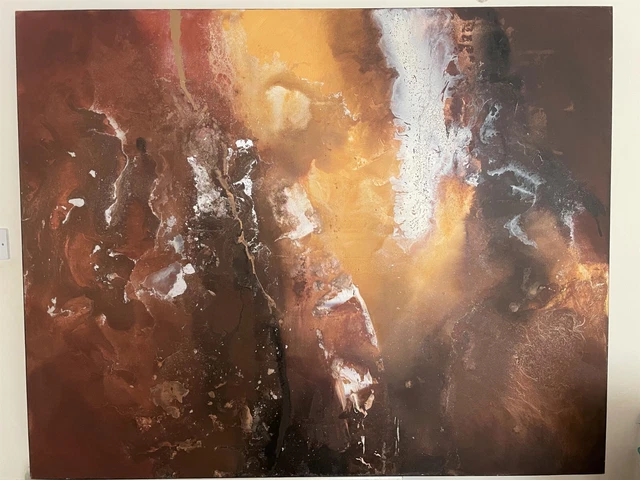 STUNNING ROBIN MULLEN 2005 original abstract painting called Dune £705. ...