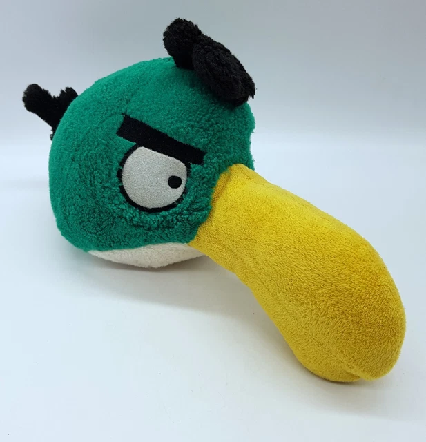 ANGRY BIRDS GREEN & Yellow Toucan Hal Bird Soft Toy Plush 2012 Branded ...