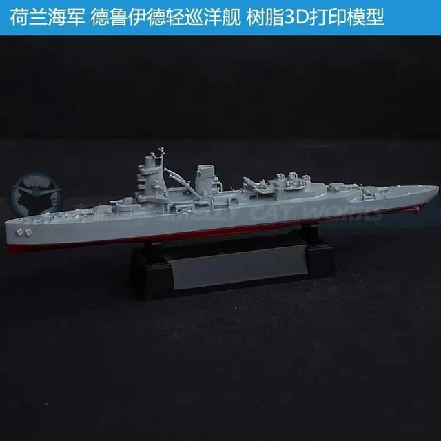 3D PRINTED MODEL 1/700/1250/2000 Netherlands HNLMS De Ruyter Light ...