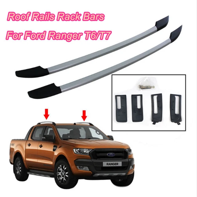 ROOF RAILS RACK Carrier Bars For Ford Ranger T6 T7 (2012-2020) Double ...