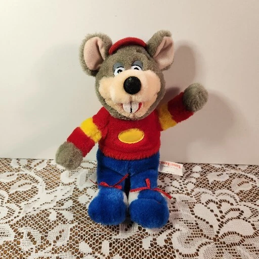 RARE VINTAGE CHUCK E. Cheese Stuffed Plush Toy 1999 Showbiz Pizza Time ...
