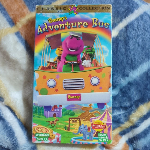 BARNEY’S ADVENTURE BUS Classic Collection VHS. Never seen on t.v. £11. ...