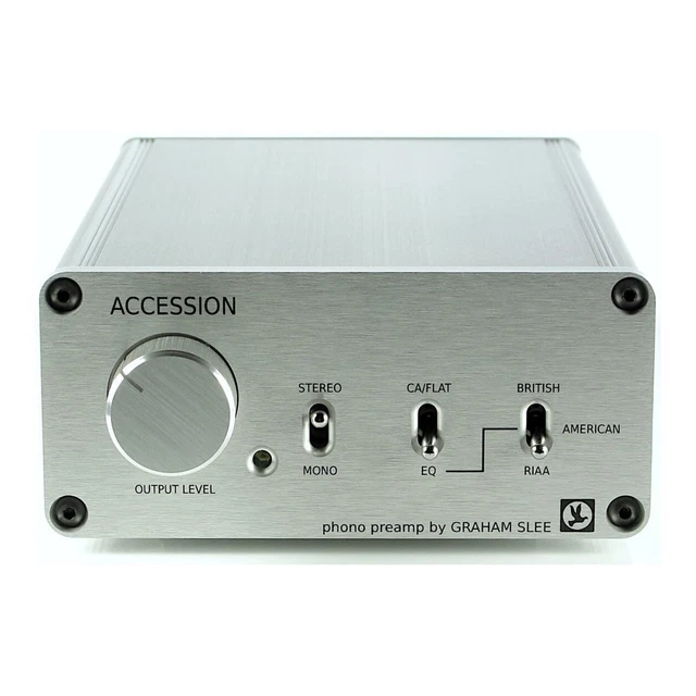GRAHAM SLEE ACCESSION Préampli Phono MM Argent Avec PSU1 Enigma ...