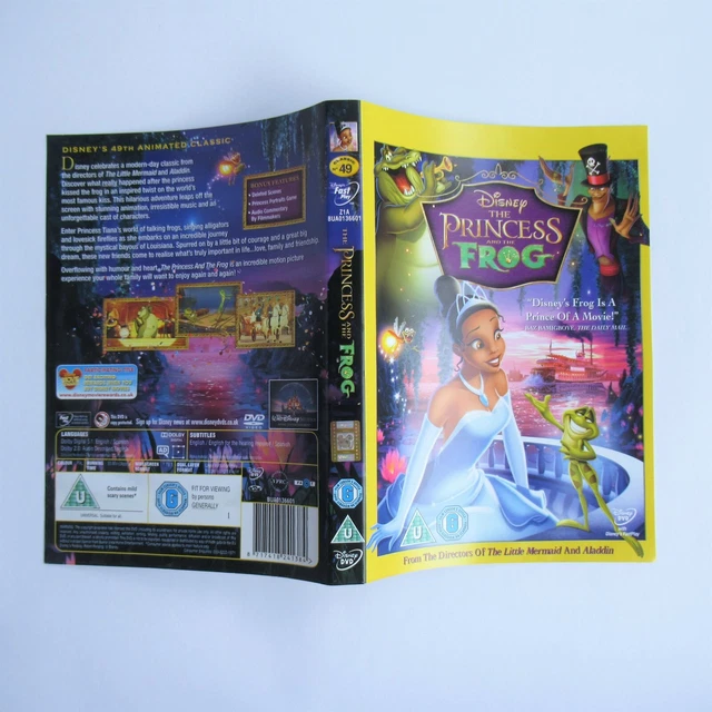 ARTWORK ONLY DISNEY The Princess and The Frog DVD (Paper Sleeve Insert Region 2) £3.00 - PicClick UK