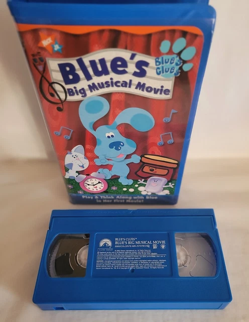 BLUES CLUES: BLUES Big Musical Movie VHS 2000 Nickelodeon Paramount ...