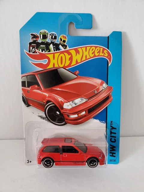 HOTWHEELS 1990 HONDA Civic EF Rare Red HW City Night Burnerz $21.24 ...