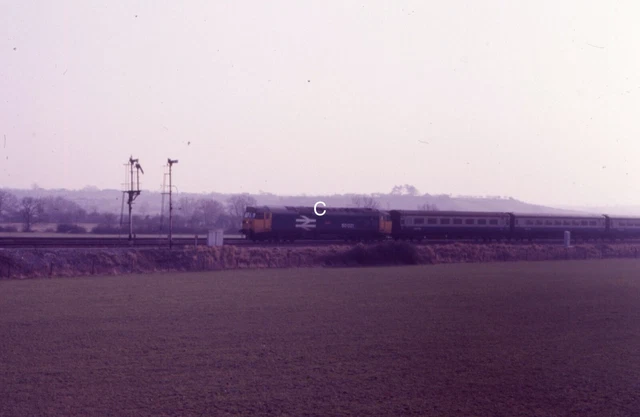 35MM SLIDE BRITISH Railway Br Diesel Class 50 - 50036 At Cogload ...