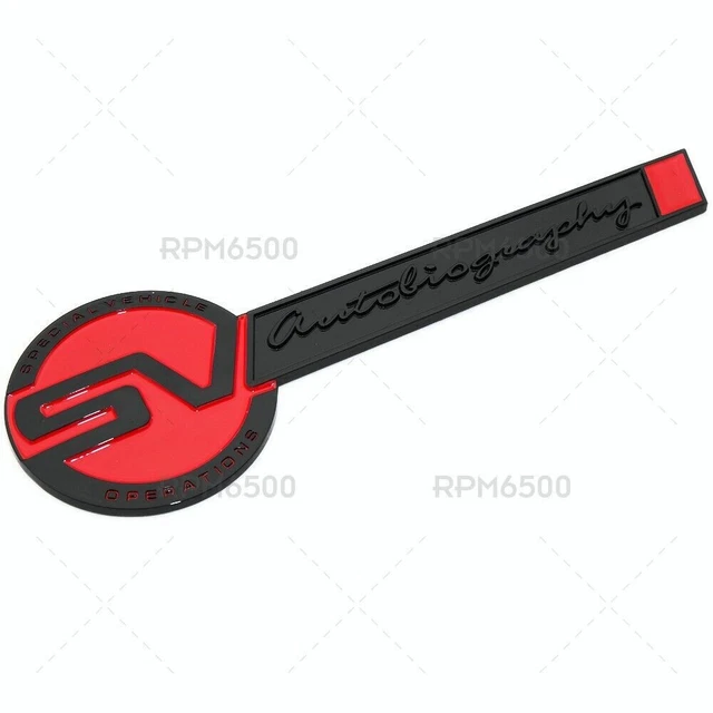 LAND ROVER SV Autobiography Special Vehicle Operations Red Black Badge ...