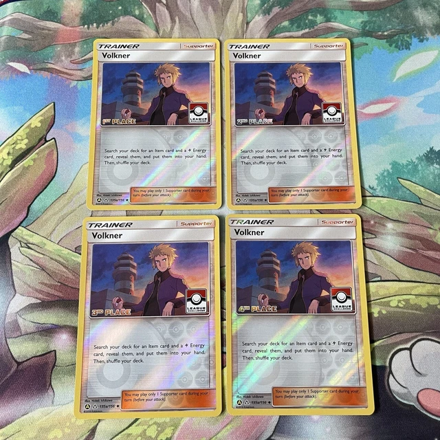 POKÉMON TCG CARD | Volkner 135a/156 League Challenge 1st 2nd 3rd 4th ...