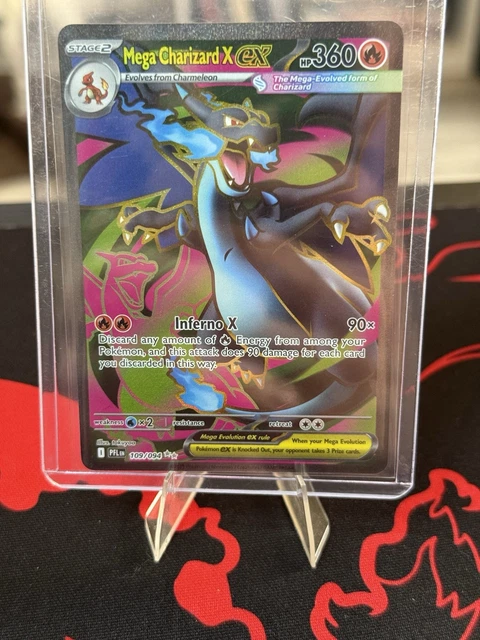 POKÉMON TCG ME Phantasmal Flames - Mega Charizard X 109/094 Ultra Rare ...