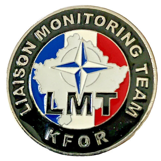 INSIGNE MILITAIRE OPEX / T.t.a. : " Liaison Monitoring Team Kfor Lmt ...
