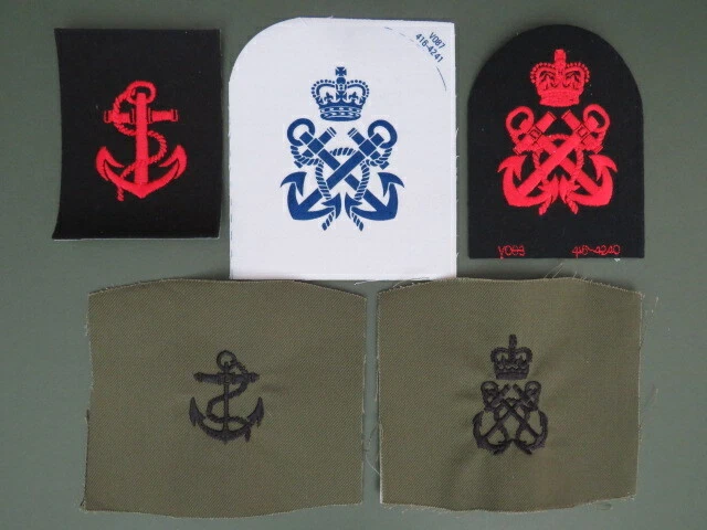 ROYAL NAVY 5 Leading Rate and Petty Officer's Rank Badges £5.00 ...