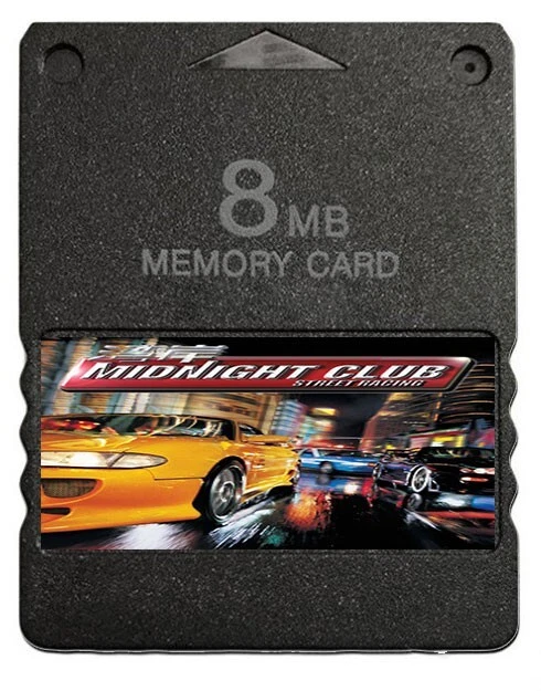 MIDNIGHT CLUB STREET Racing PlayStation 2 PS2 Memory Card Completed ...