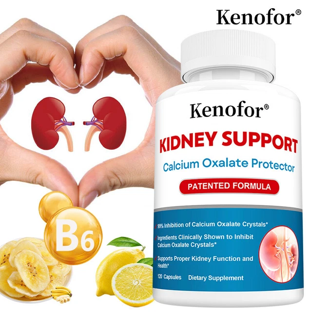 KIDNEY SUPPORT CAPSULES - Calcium Oxalate Protector, Uric Acid Cleaner ...