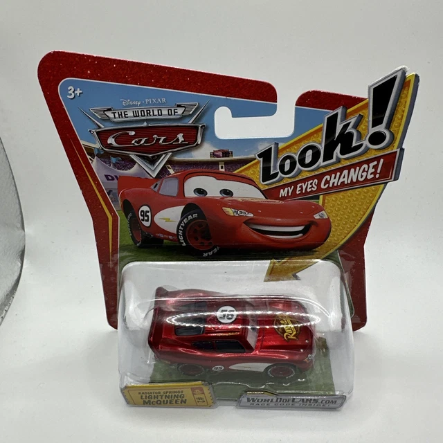 DISNEY PIXAR CARS Radiator Springs Lightning McQueen Lenticular Diecast 1:55 £11.00 - PicClick UK