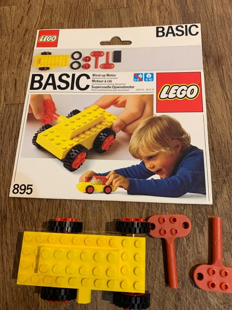 LEGO BASIC: WIND Up Motor Set 895. With its cardboard all immaculate £5 ...