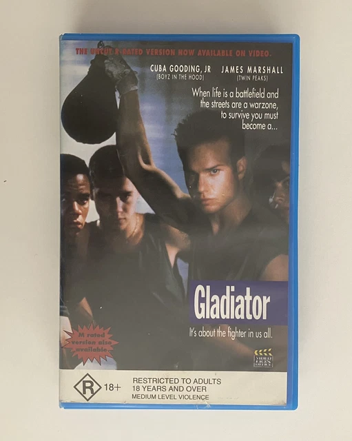 GLADIATOR [VHS] VIDEO Box Office 1992 Boxing Marshall Gooding Jr Ex ...