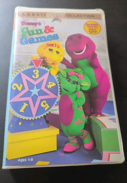 BARNEY - BARNEYS Fun and Games (VHS, 1996) $14.99 - PicClick CA