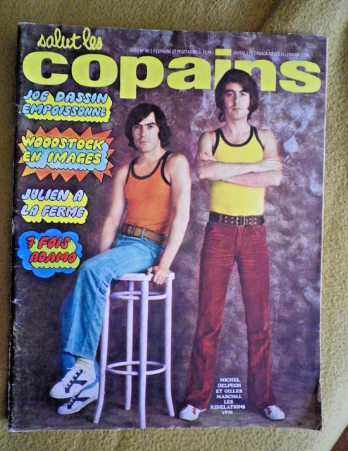 REVUE SALUT LES COPAINS N° 96 AOÛT 1970 - Adamo - m delpech - Dutronc ...