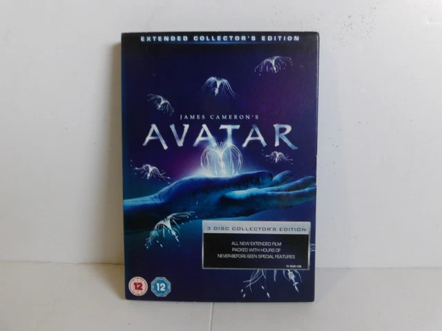 AVATAR - Extended Collector's Edition 3 Disc DVD - Case / Carton & Disc ...