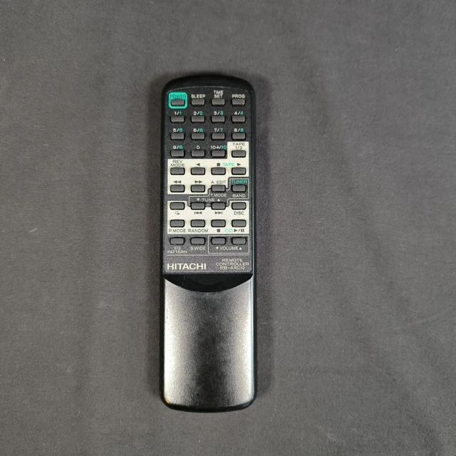 HITACHI RB-AXC10 TELECOMANDO Controller per AX-10 AC-C10 Testato Nero ...