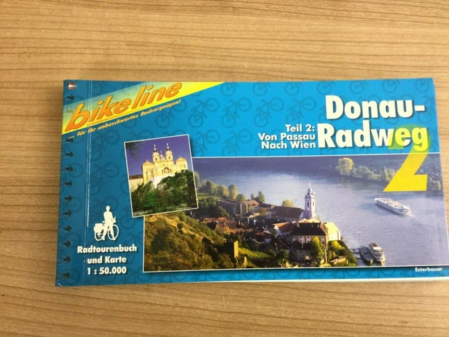 BIKELINE RADTOURENBUCH: DONAU-RADWEG T 2: Von Passau nach Wien| 170 Seiten EUR 5,00 - PicClick DE