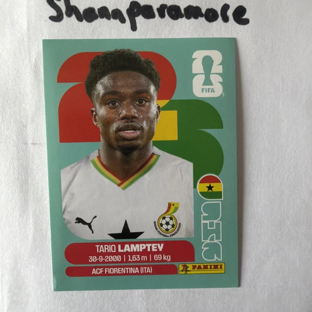 PANINI WORLD CUP 2026 Sticker Ghana #3 - Tariq Lamptey £1.17 - PicClick UK