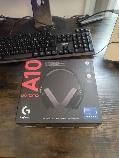 *NEW* LOGITECH ASTRO A10 Gaming Headset PC PS5 Xbox Black EUR 35,00 ...