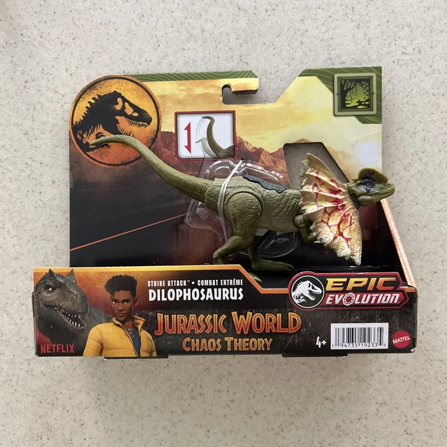 JURASSIC WORLD CHAOS Theory Epic Evolution Dilophosaurus New Sealed ...