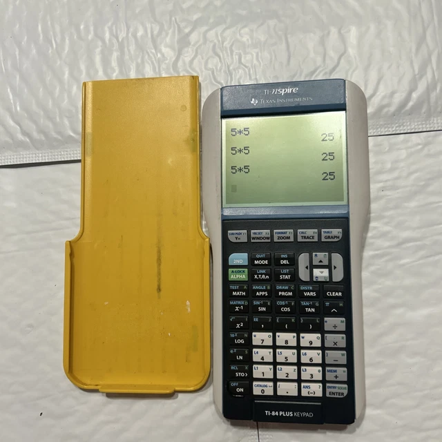 TEXAS INSTRUMENT TI NSPIRE Graphing Calculator W Cover Tested Ti 84 ...