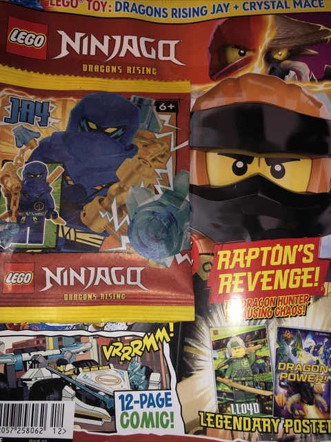 LEGO NINJAGO DRAGONS Rising magazine Jay Included Issue 112 £4.99 ...