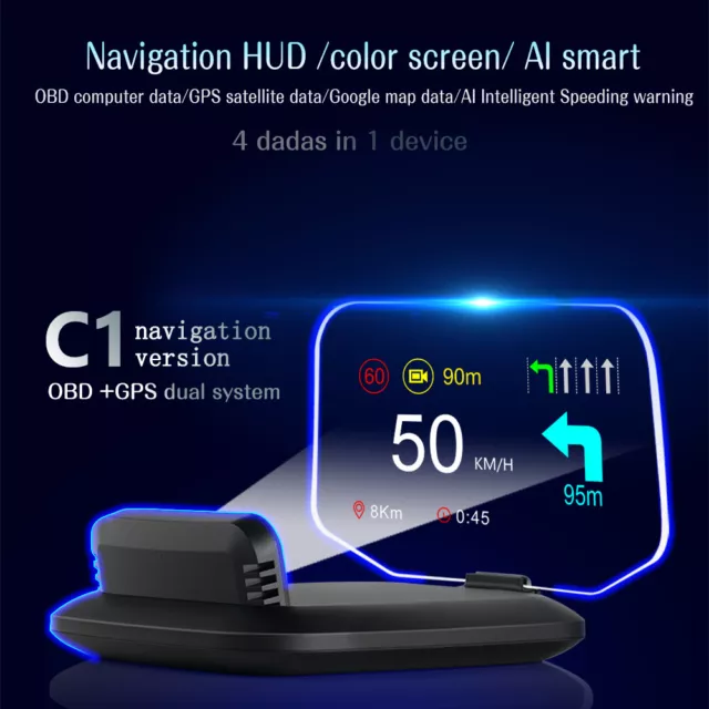 CAR OBD HEAD Up Display Navigation HUD Mirror GPS Projection ... CAR OBD HEAD Up Display Navigation HUD Mirror GPS Projection ...