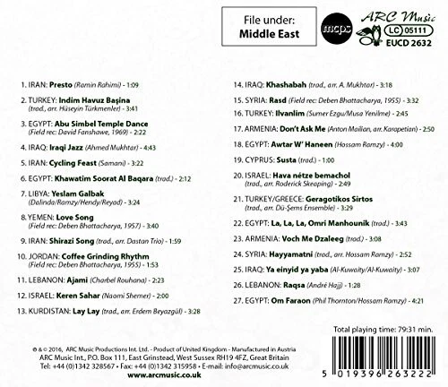 DISCOVER MUSIC OF the Middle East by Various [Audio CD] £9.62 - PicClick UK