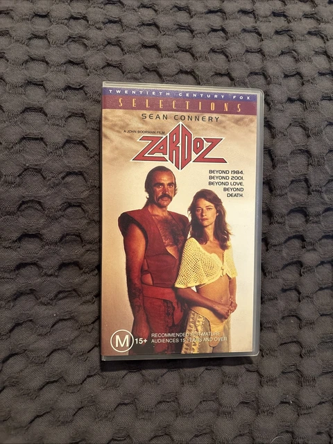 ZARDOZ VHS TAPE Australian Sean Connery Sci Fi Boorman Charlotte ...
