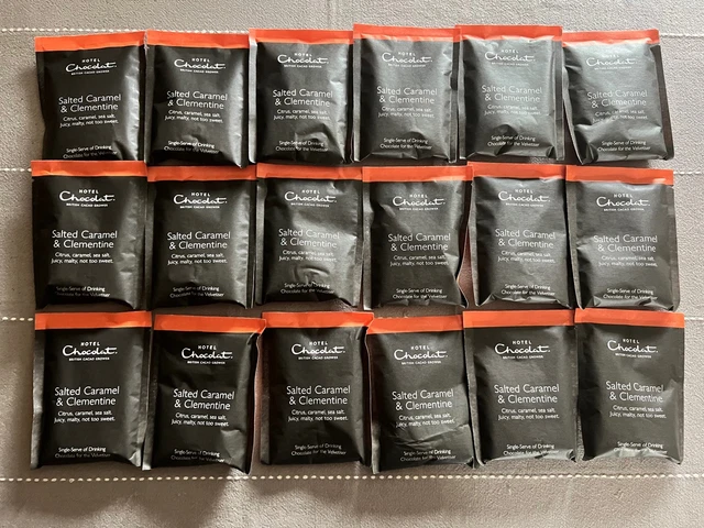 HOTEL CHOCOLAT ~ Hot Chocolate ~ Velvetiser ~ 18 Sachets £25.00 ...